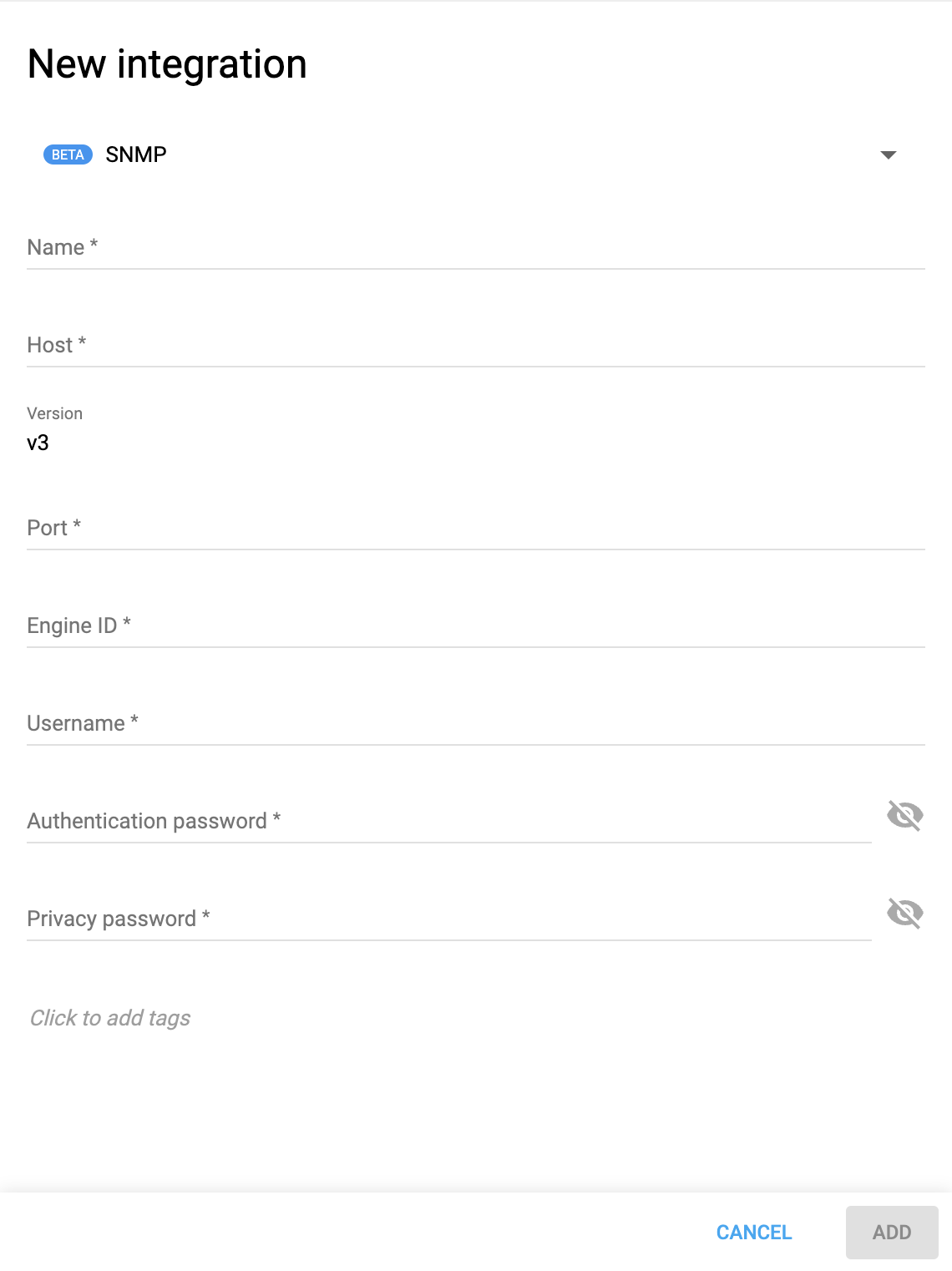Snmp Integration
